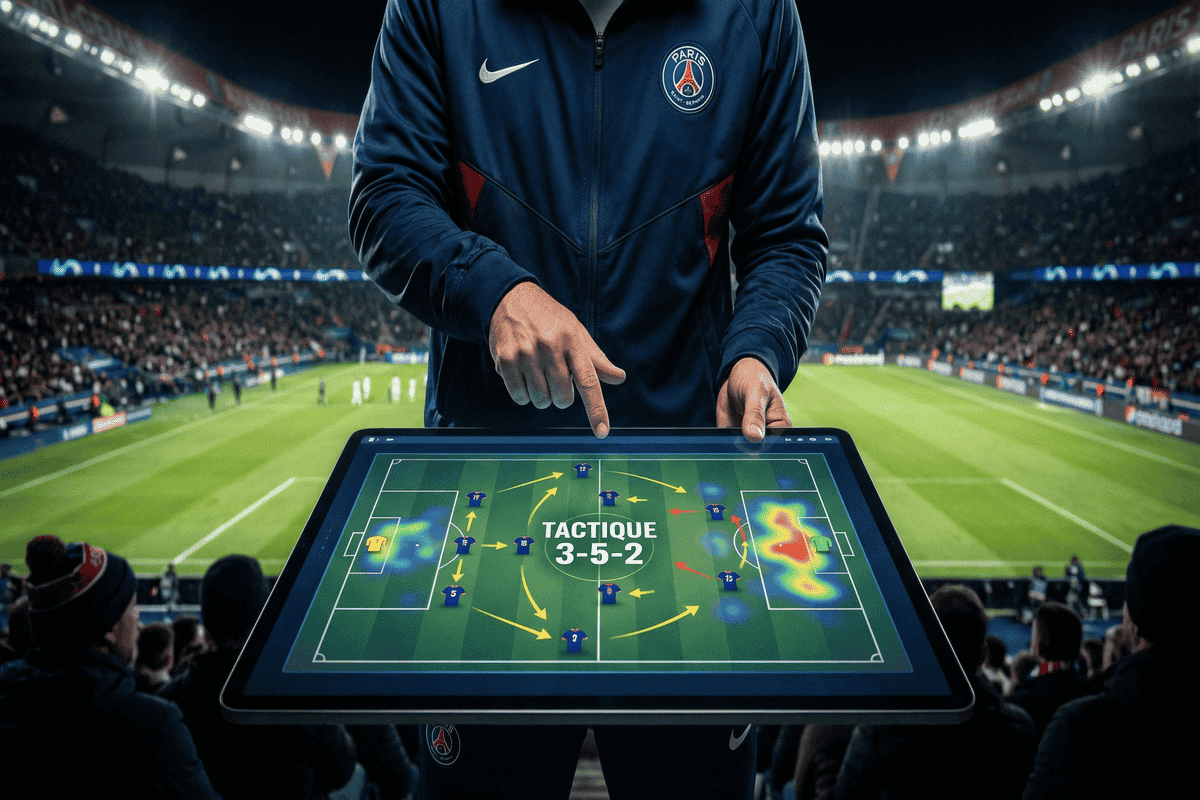 Tactique 3-5-2 au football : avantages, rôles et mise en place